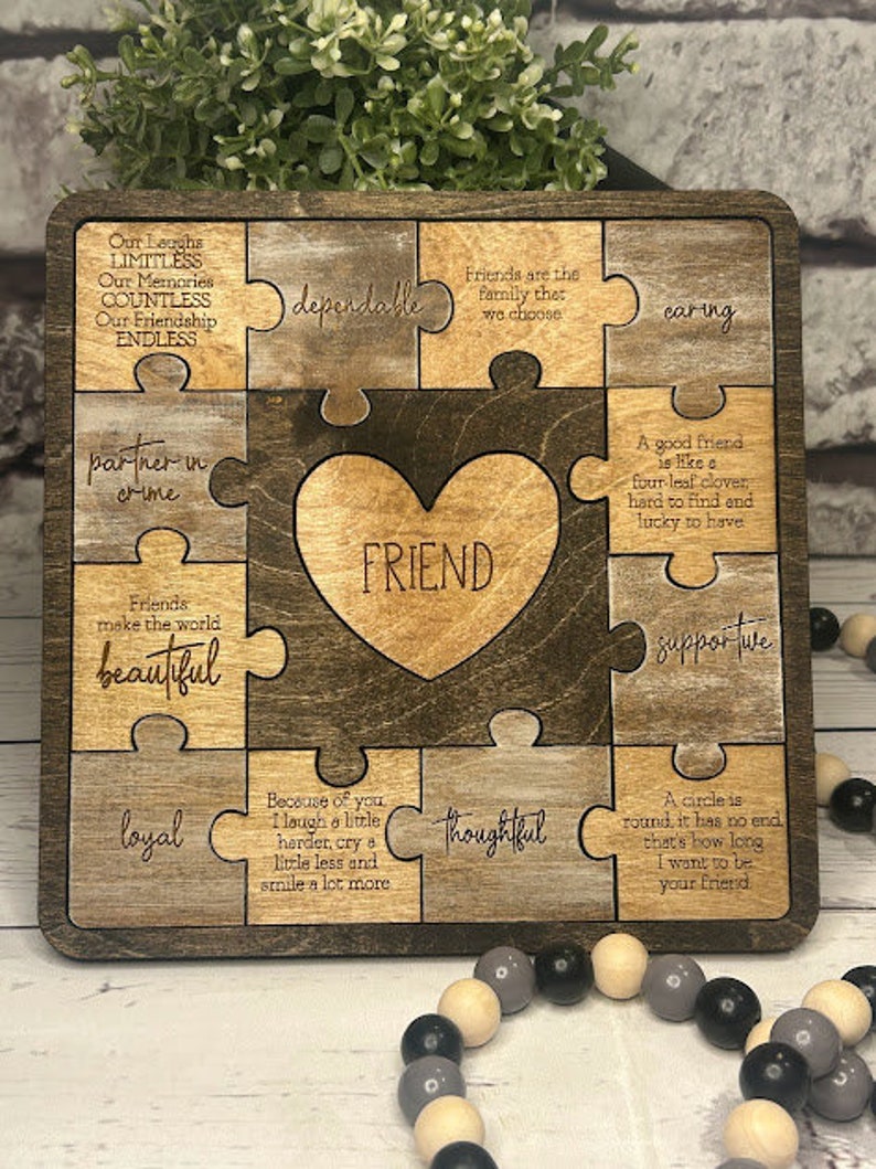 Friend Puzzle - DIGITAL FILE - Etsy