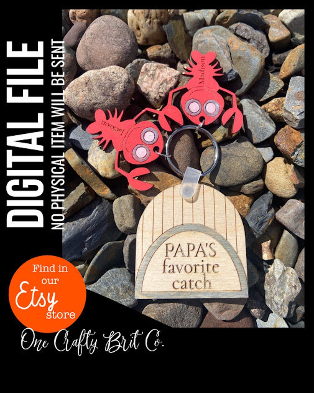 Lobsters & Lobster Trap Keychain - Etsy