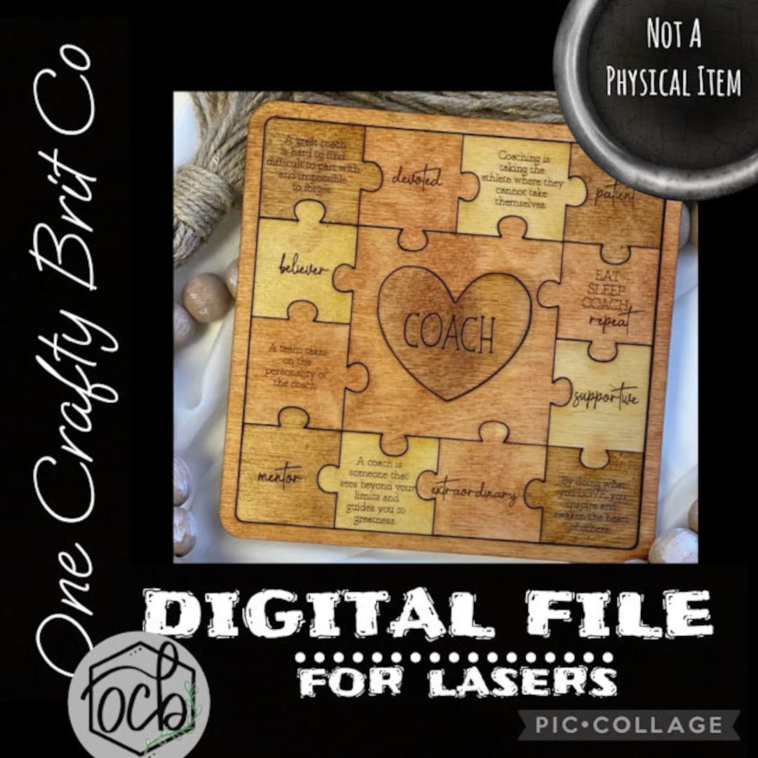 Coach Puzzle - DIGITAL FILE - Etsy