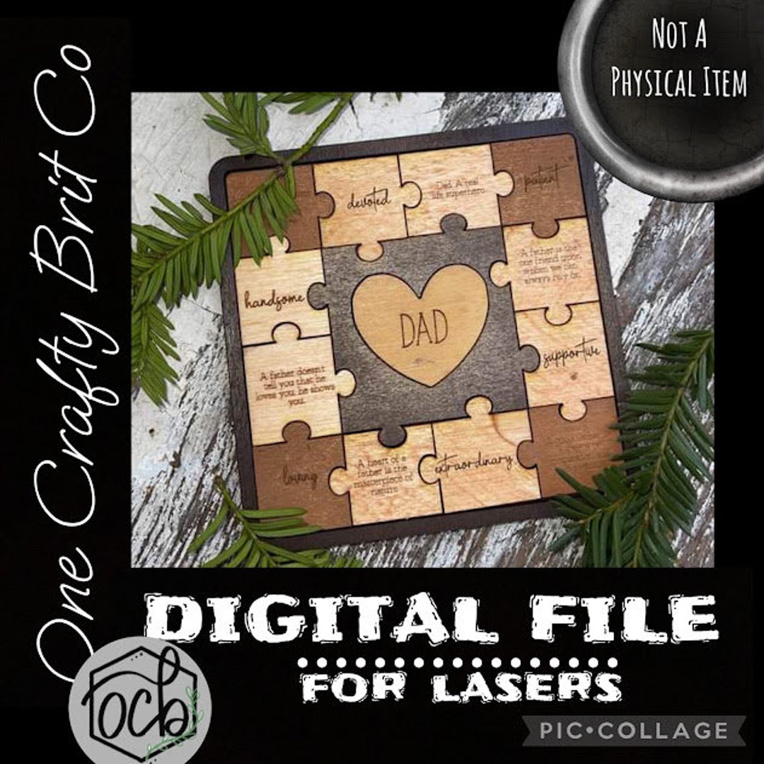 Dad Puzzle - DIGITAL FILE - Etsy