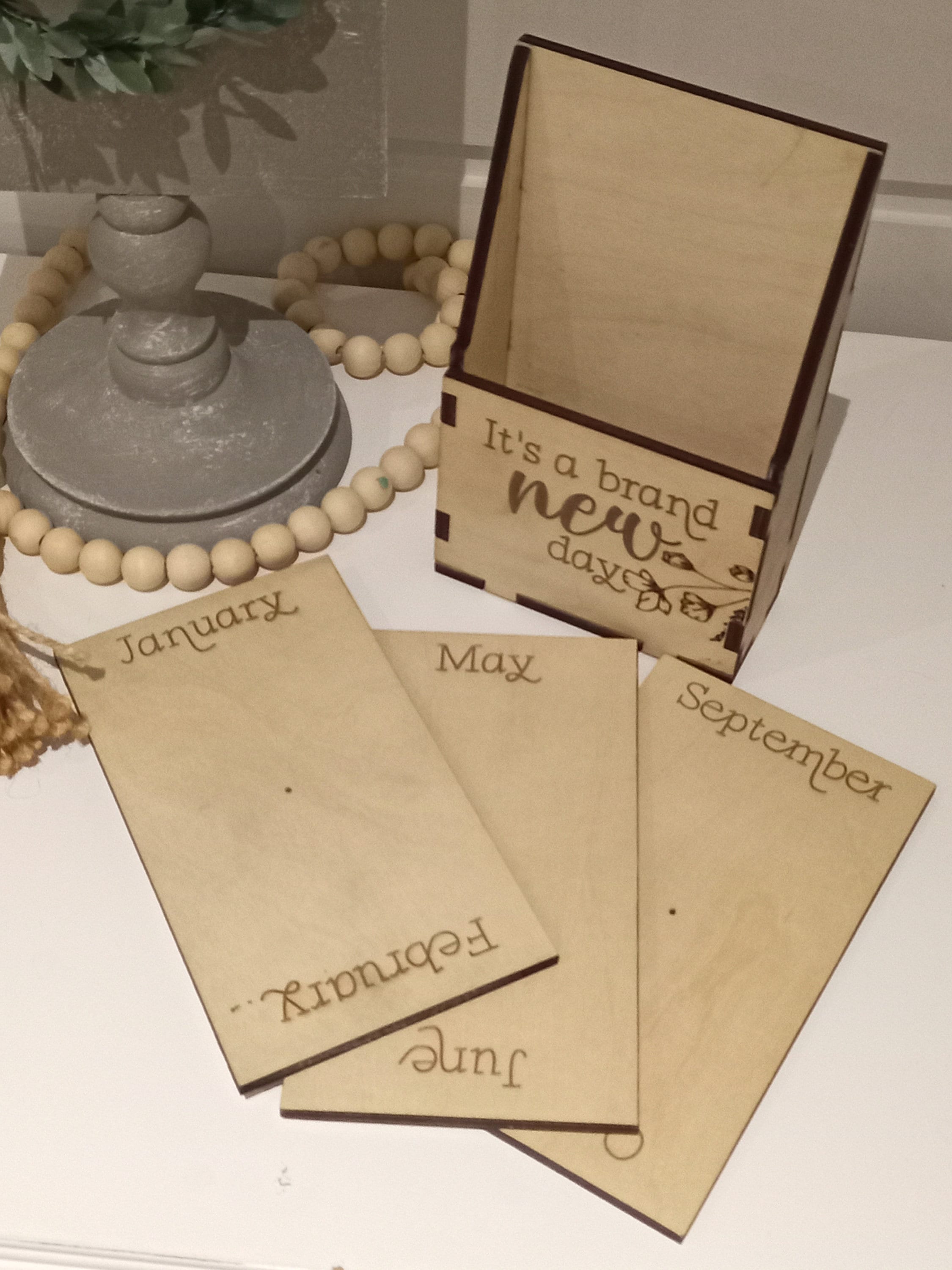 DIGITAL FILE Perpetual Calendar Includes Instructions - Etsy