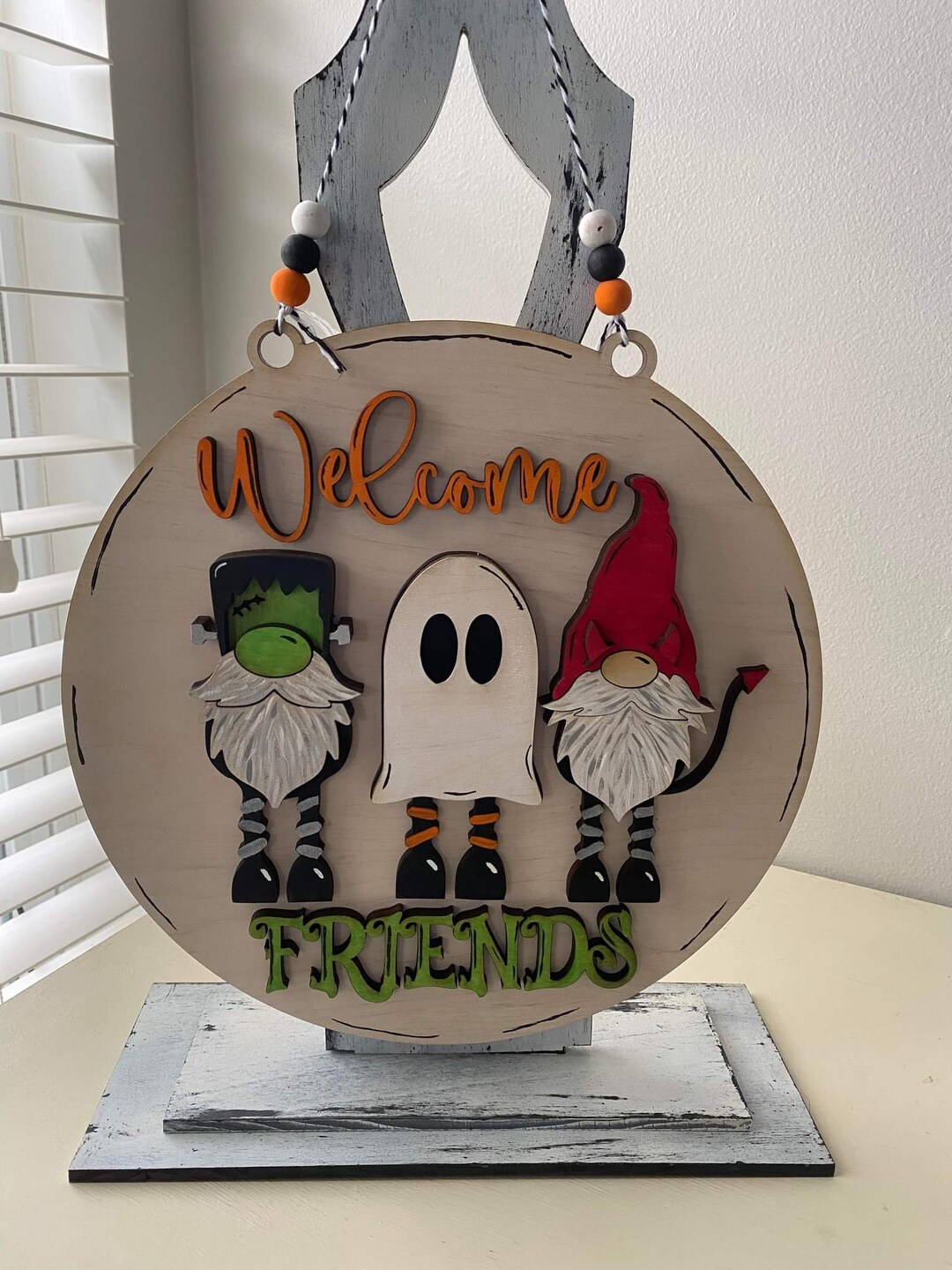 Halloween Welcome Friends Door Hanger 10.5" - DIGITAL FILE - Etsy