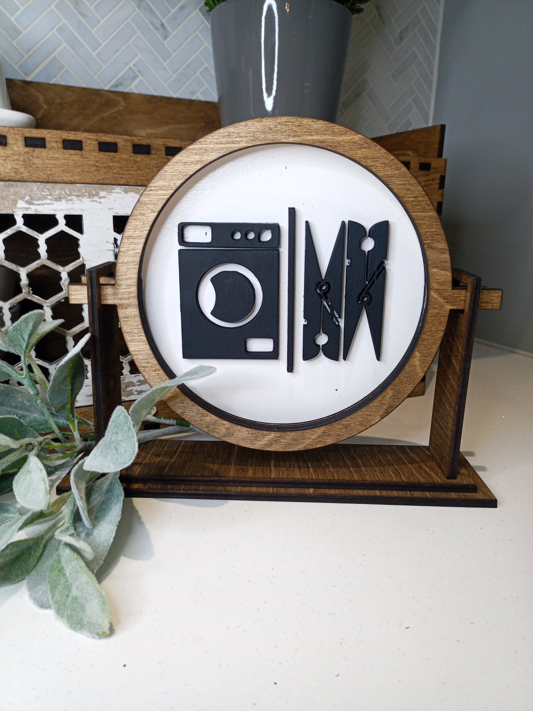 Laundry Insert for Round Frame - DIGITAL FILE - Etsy