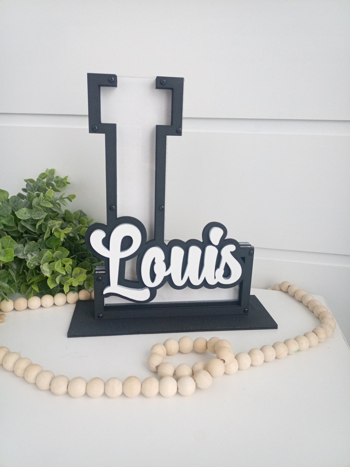 Letter L With Interlocking Stand - DIGITAL FILE ONLY - Etsy