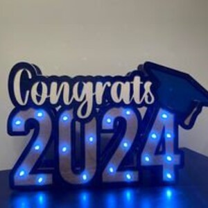 Grad 2024 Lamp - DIGITAL FILE 1/8" Material - Etsy