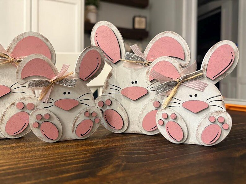 Table Top Bunnies - Set of Two - DIGITAL FILE/PATTERN - Etsy