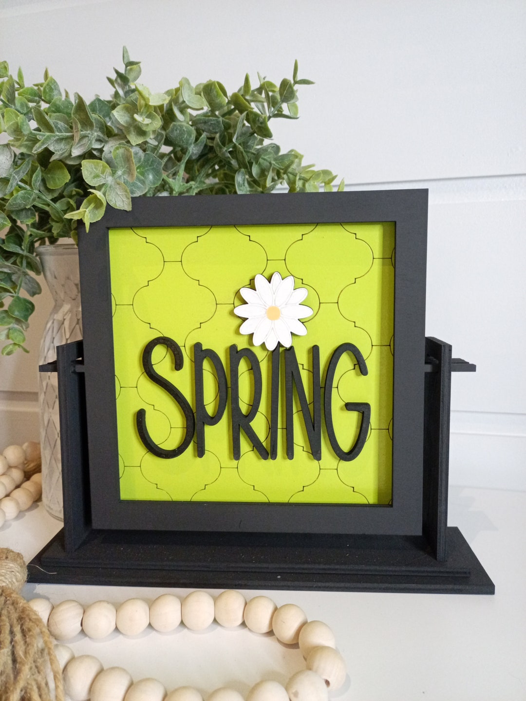Square Spring Flower Insert - Etsy