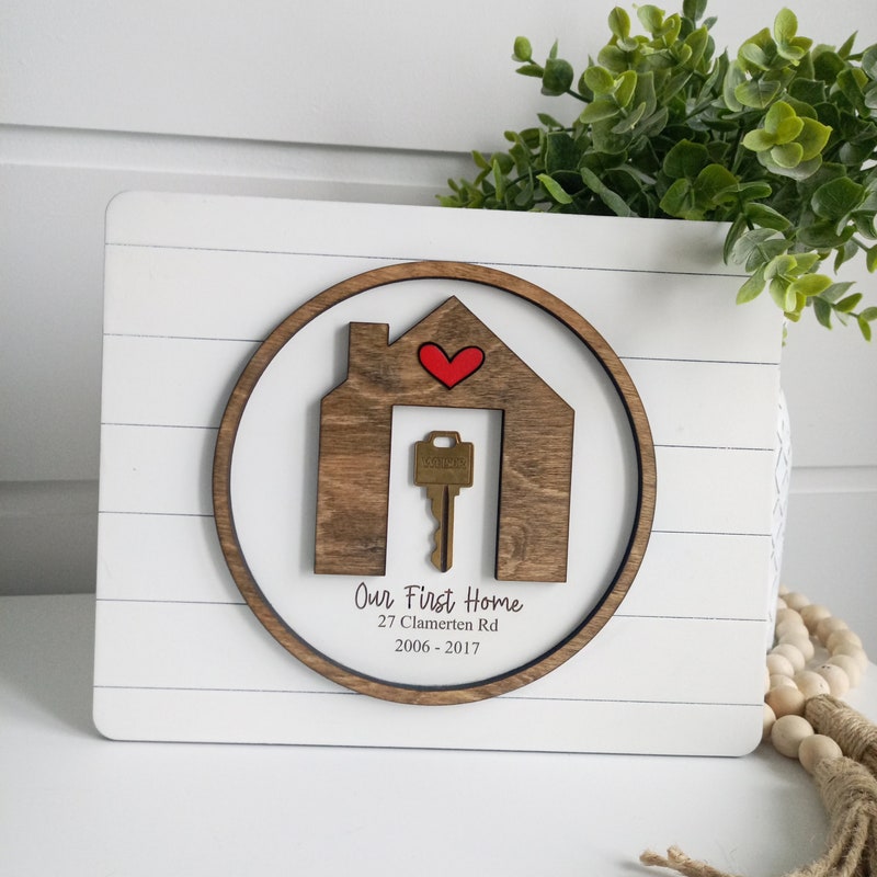 Our First Home Sign - Etsy