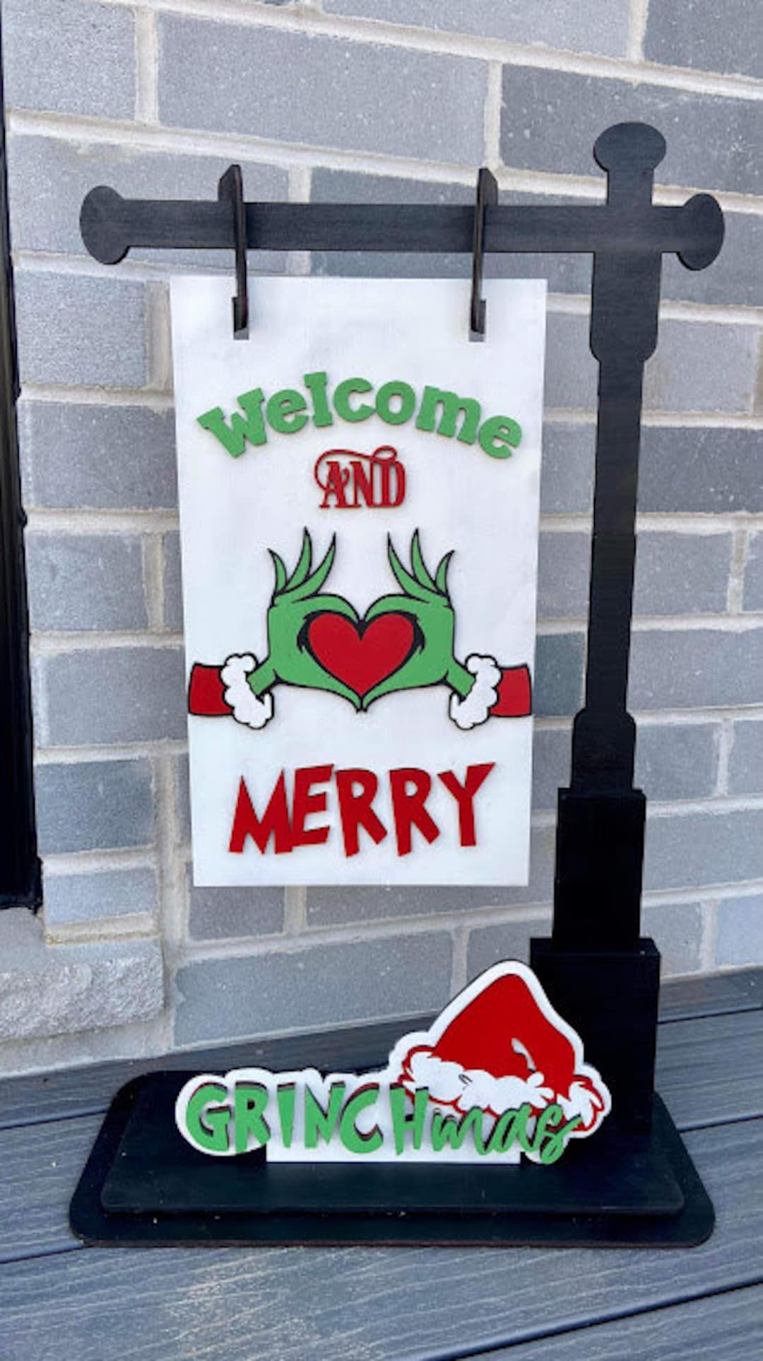 Large Porch Flag - Welcome and Merry - DIGITAL DOWNLOAD - Etsy