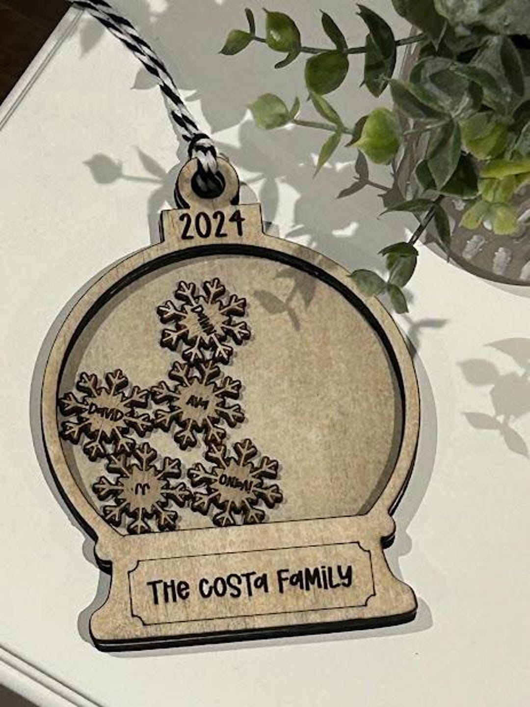 Snow Globe Snowflake Shaker Ornament - DIGITAL DOWNLOAD - Etsy