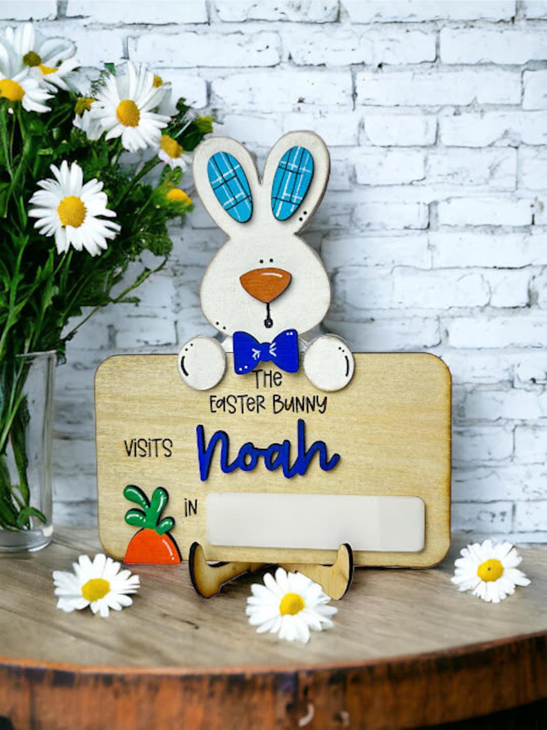 Cute Easter Bunny Arrival Sign SVG - DIGITAL FILE Includes Stand - Etsy