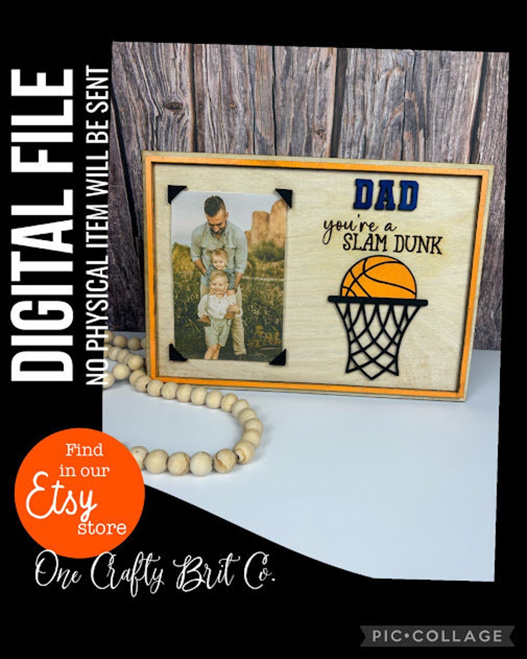 Mom Dad Basketball Frame - DIGITAL FILE - Etsy