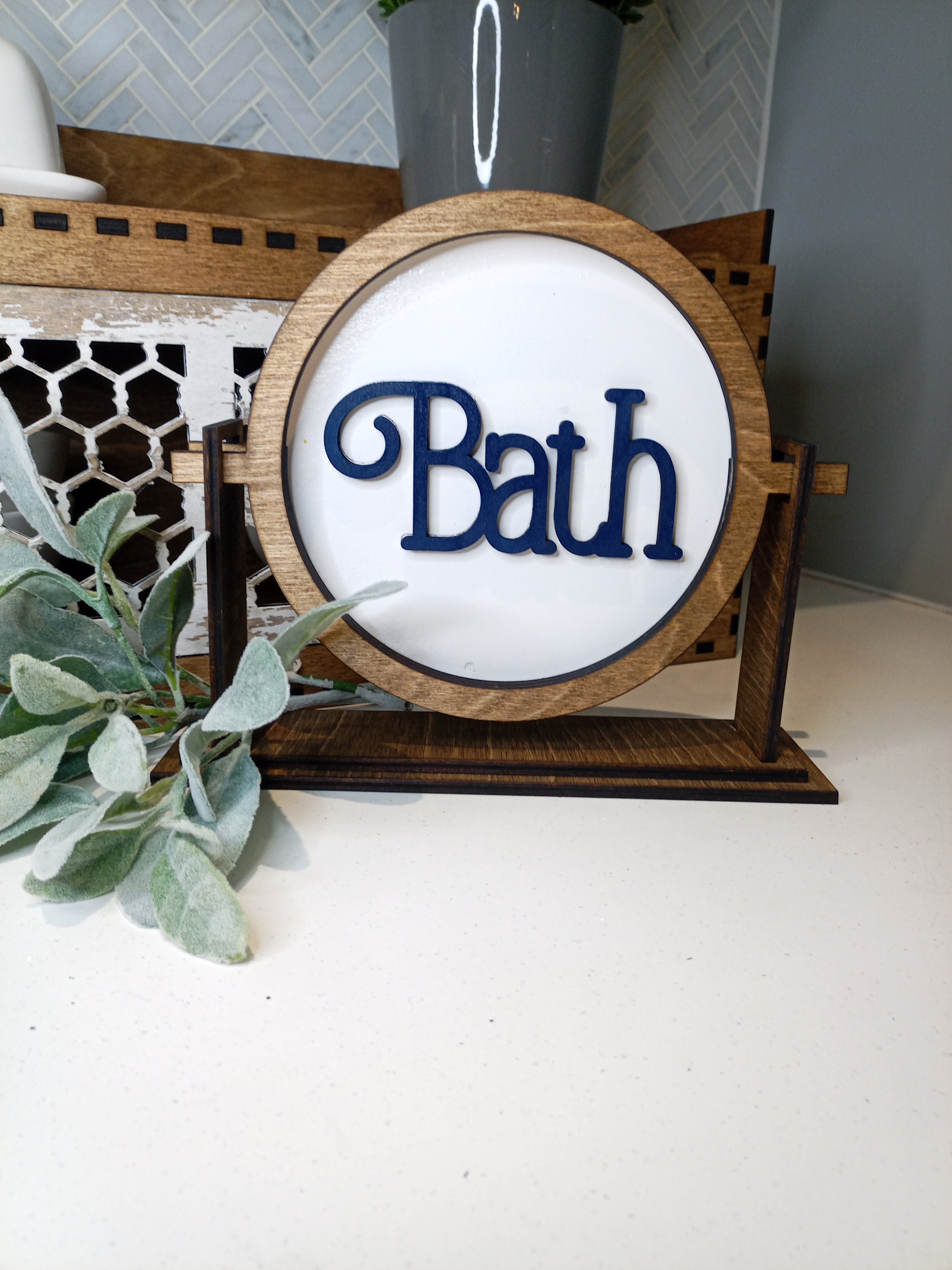 Bath Insert for Round Frame - DIGITAL FILE - Etsy
