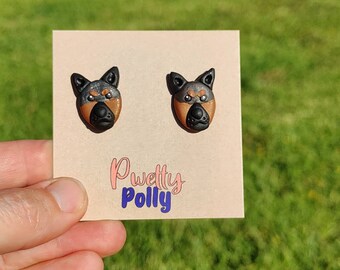 German Shepherd Clay - Etsy
