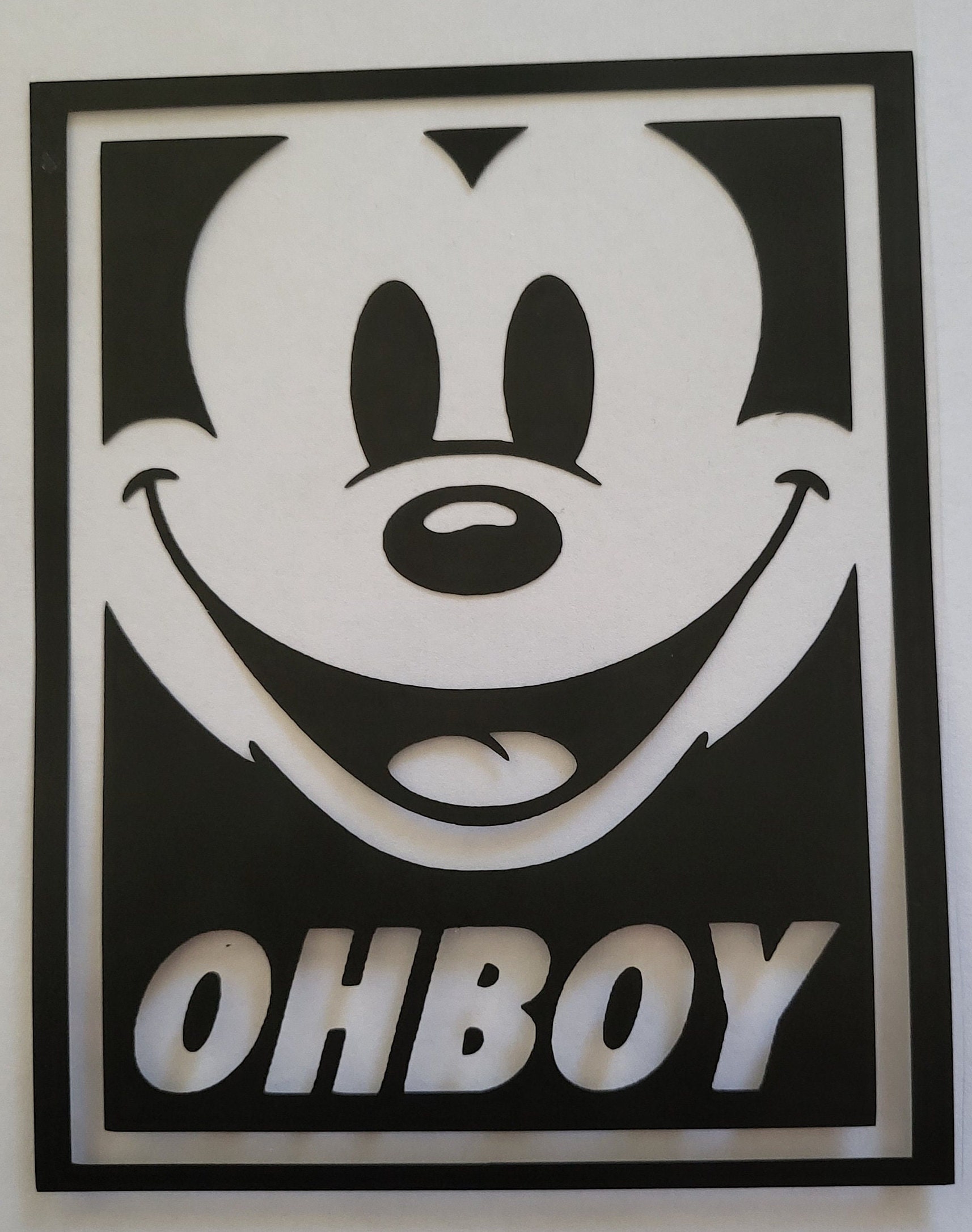 Obey Mickey Mouse Hands Logo