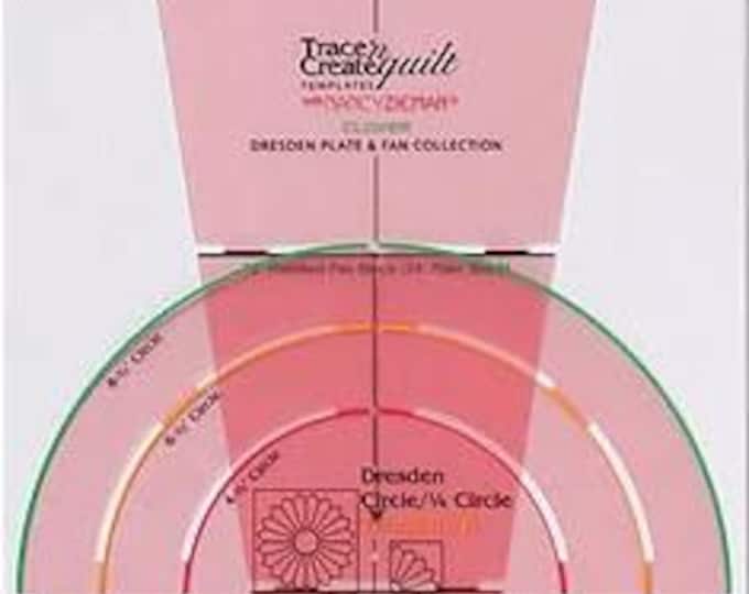 Trace N Create Quilt Template Dresden Plate by Nancy Zimmerman - Etsy