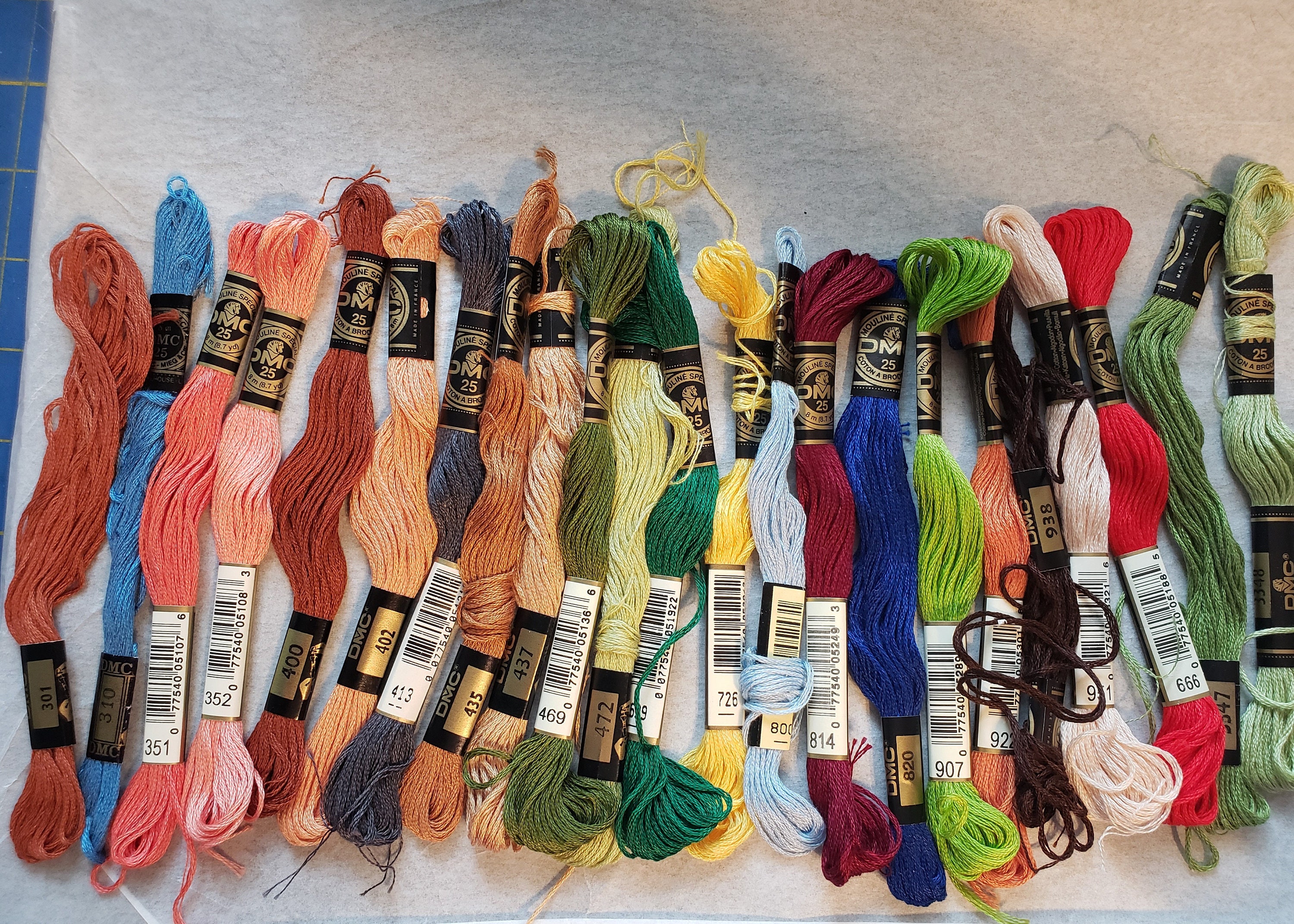 DMC Floss, Cross Stitch Supplies, Waste Canvas, Aida Cloth - Etsy