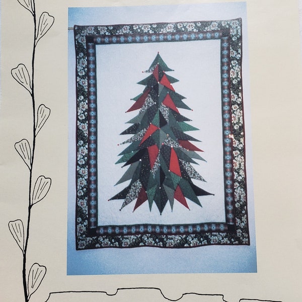 Crazy Christmas Tree Pattern - Etsy