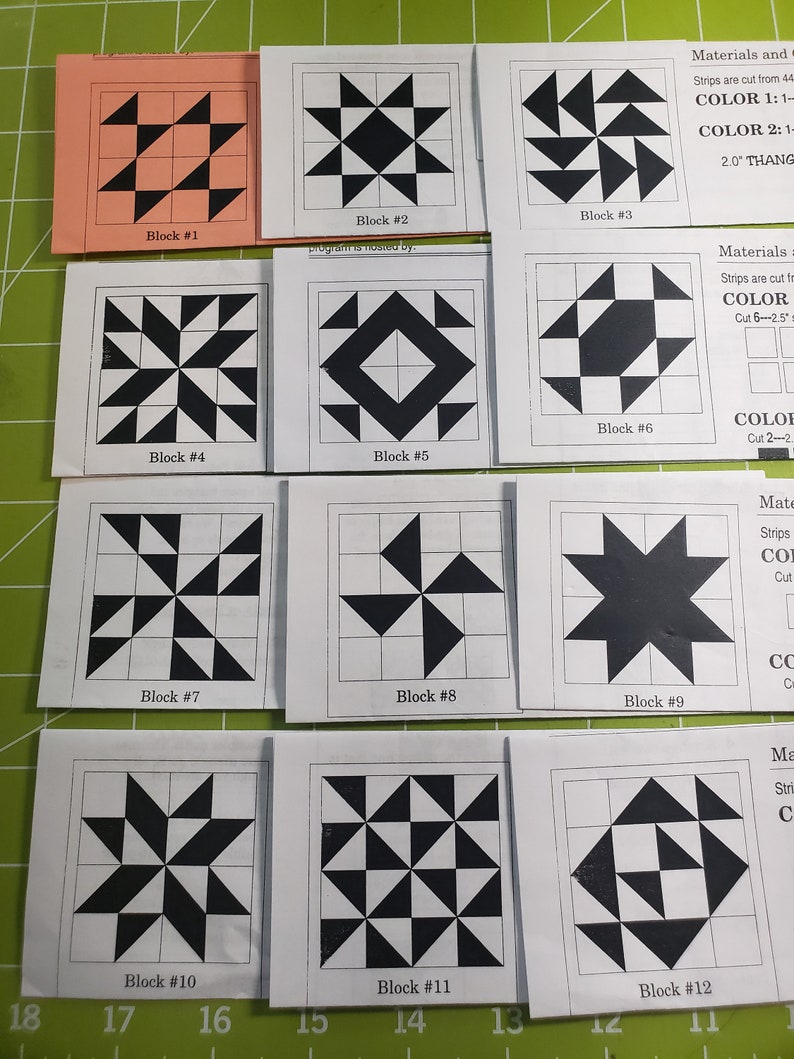 Thangles 2.0 Finished and Two Thangle Block of the Month - Etsy