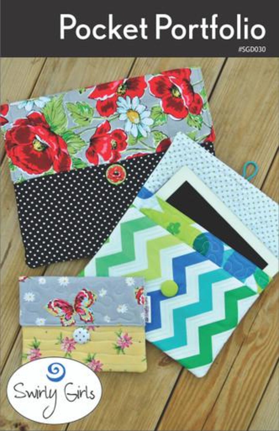 Pocket Portfolio Pattern by Swirly Girl Designs - Etsy