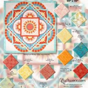 Terracotta Quilt Pattern by Judy Niemeyer of Quiltworx - Etsy