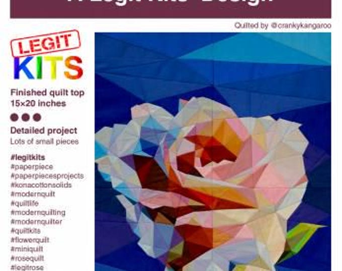 Mini Rose Quilt Kit by Legit Kits - Etsy