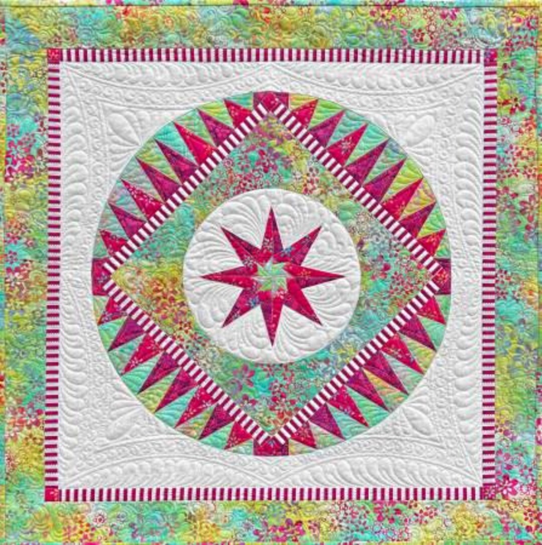 Pink Perfection Quilt Kit by Jacqueline De Jonge of Becolourful - Etsy