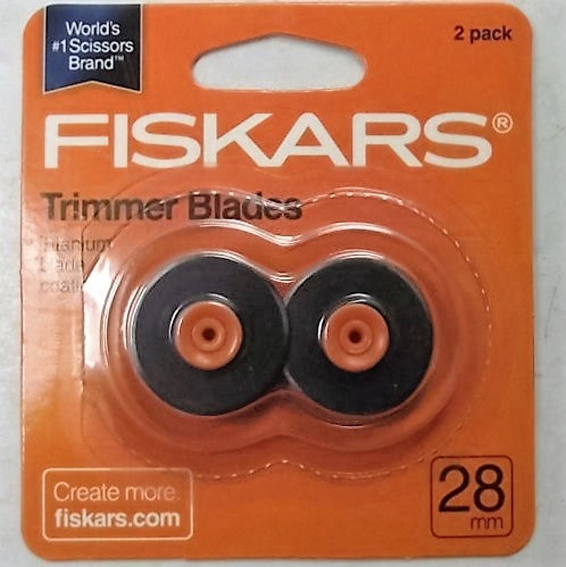 Fiskars Rotary Trimmer Blades 2/pkg Repacement Blades - Etsy
