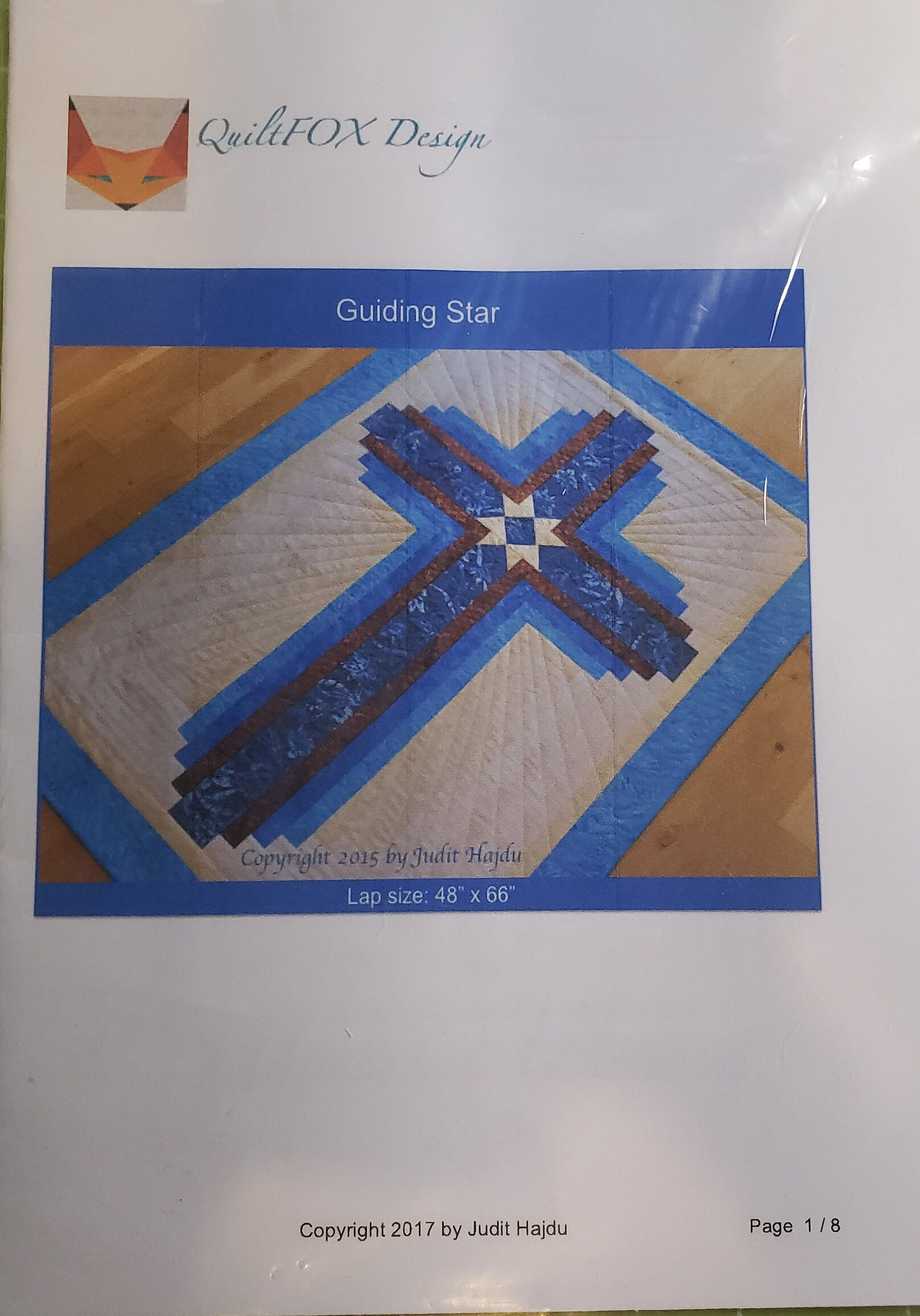 Guiding Star and Painted Cross Patterns by Judit Hajdu for Quiltfox ...