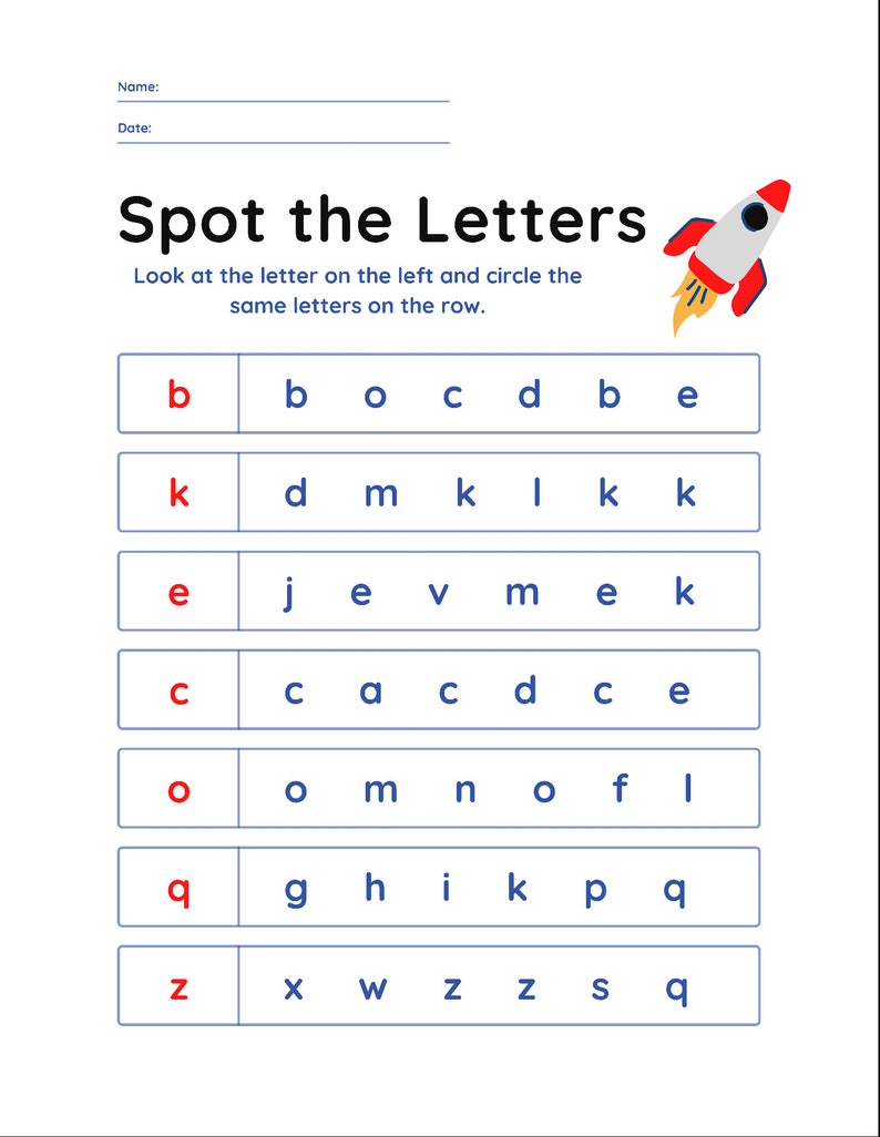 36 Page Space Theme Pre-k and Kindergarten Worksheets | Etsy