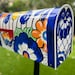 Large Handmade Mailbox, Custom Hand Painted, Colorful Talavera Mexican ...
