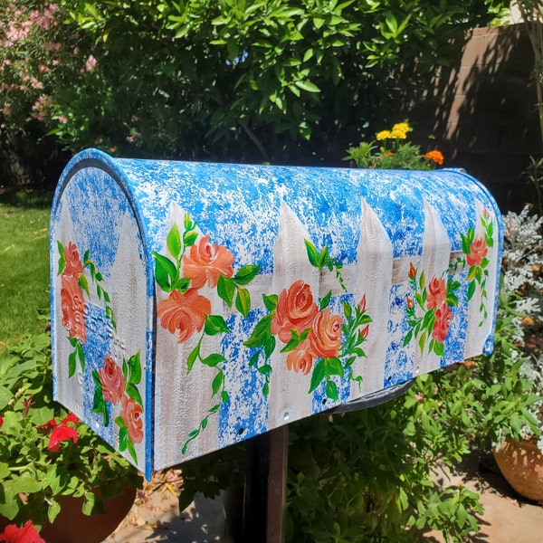 Hand Painted Mailboxes - Etsy