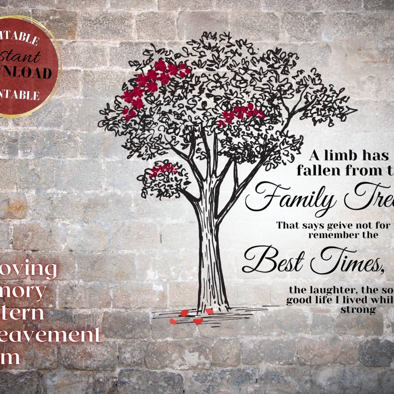 Memorial Poem Svg - Etsy