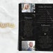 2 Page Funeral Program Template, 8.5x11 Obituary Template Canva ...