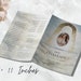 2 Page Funeral Program Template, 8.5x11 Obituary Template Canva ...
