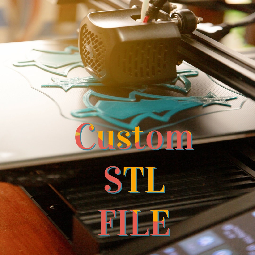 CUSTOM STL File Cookie Cutter and Stamp Let Us Bring Your - Etsy