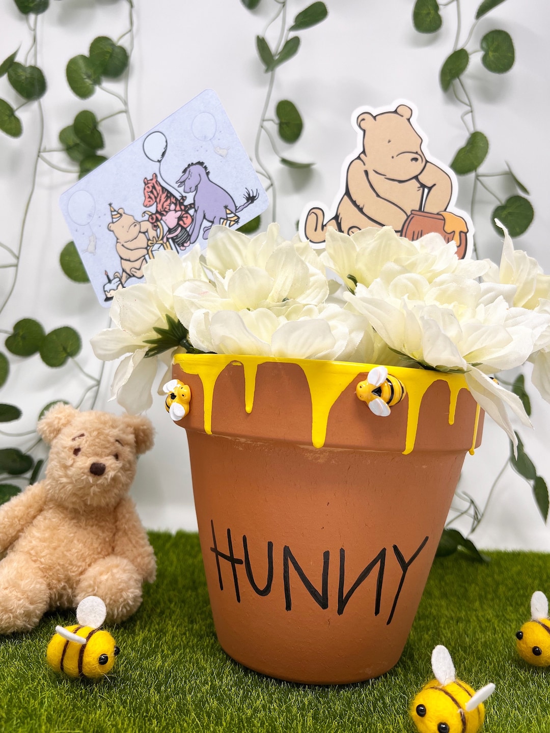 Winnie the Pooh Terra Cotta Hunny Pots , Hunny Pot Centerpieces for ...