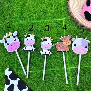 Custom Cow Cake Topper First Birthday Cow Cake Topper Holy Cow Im One ...