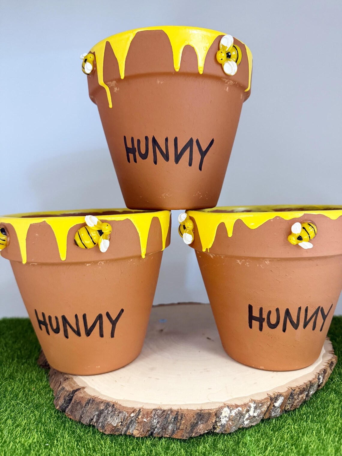 Winnie the Pooh Terra Cotta Hunny Pots , Hunny Pot Centerpieces for ...