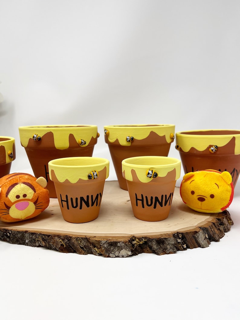 Winnie the Pooh Terra Cotta Hunny Pots Centerpieces Party - Etsy