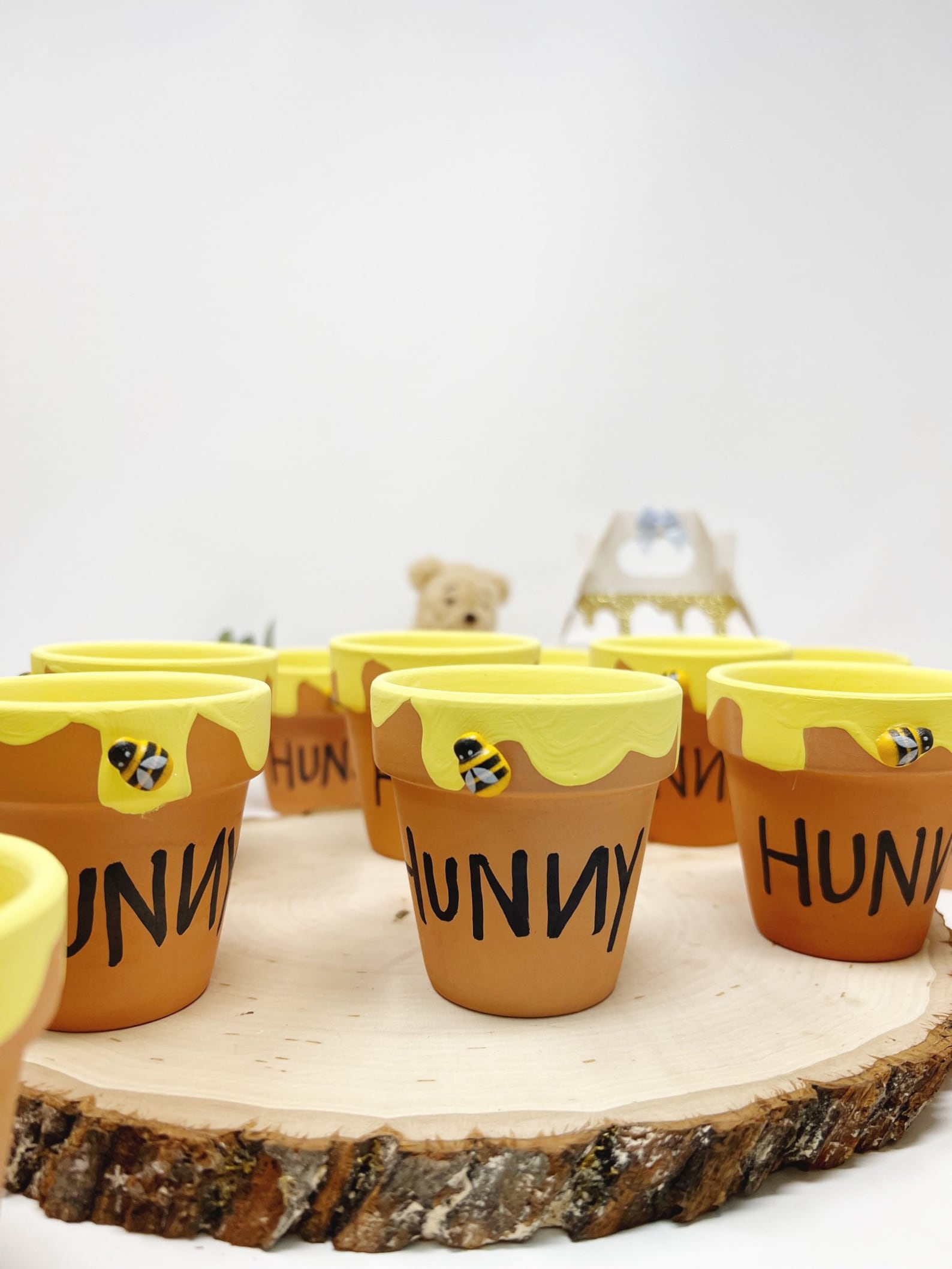 Winnie the Pooh Terra Cotta Hunny Pots Centerpieces Party - Etsy