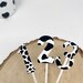 Custom Cow Cupcake Toppers First Birthday Cow Cake Topper - Etsy