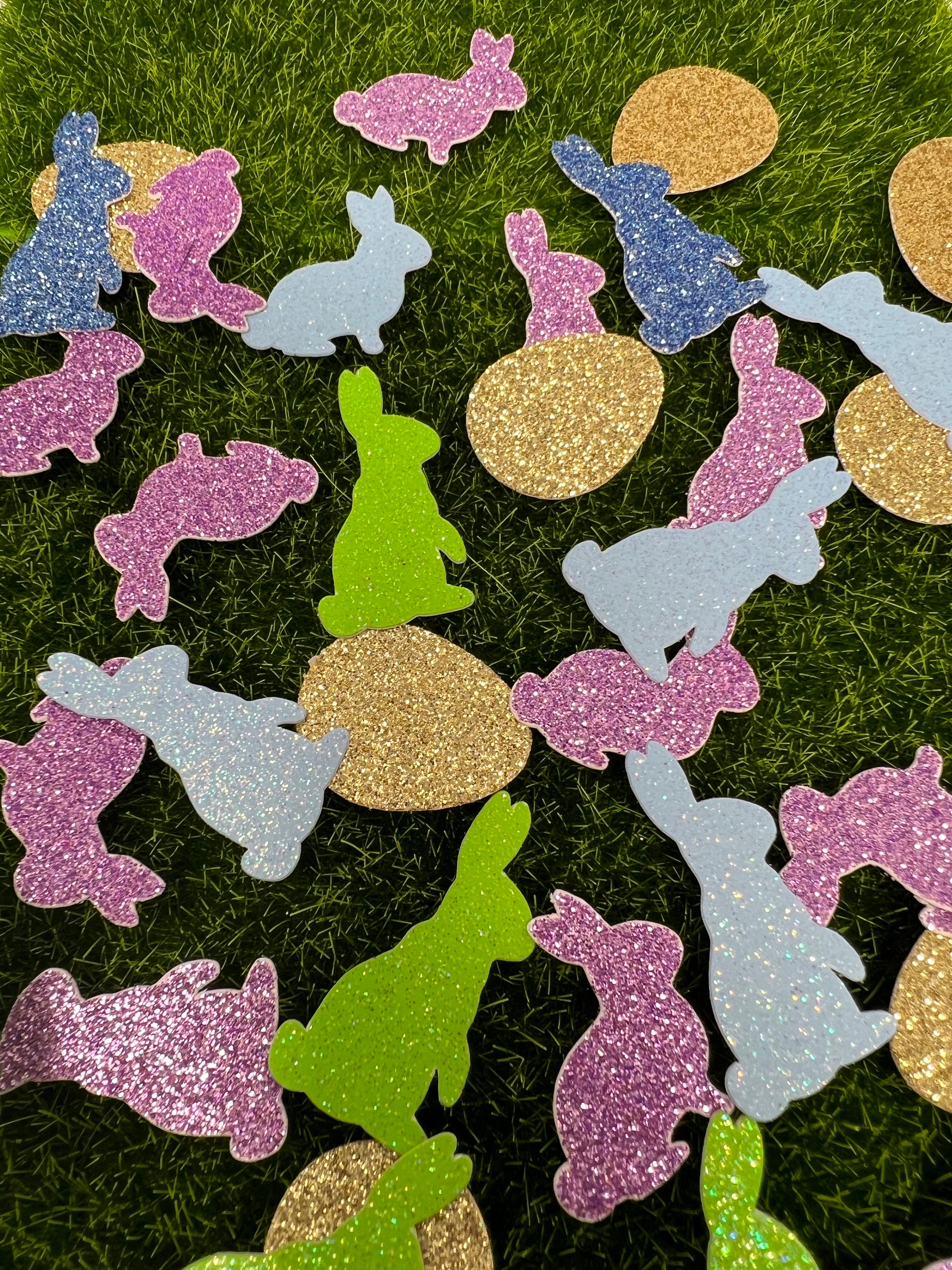 Bunny Confetti , Bunny Table Scatter , Custom Pastel Easter Confetti ...