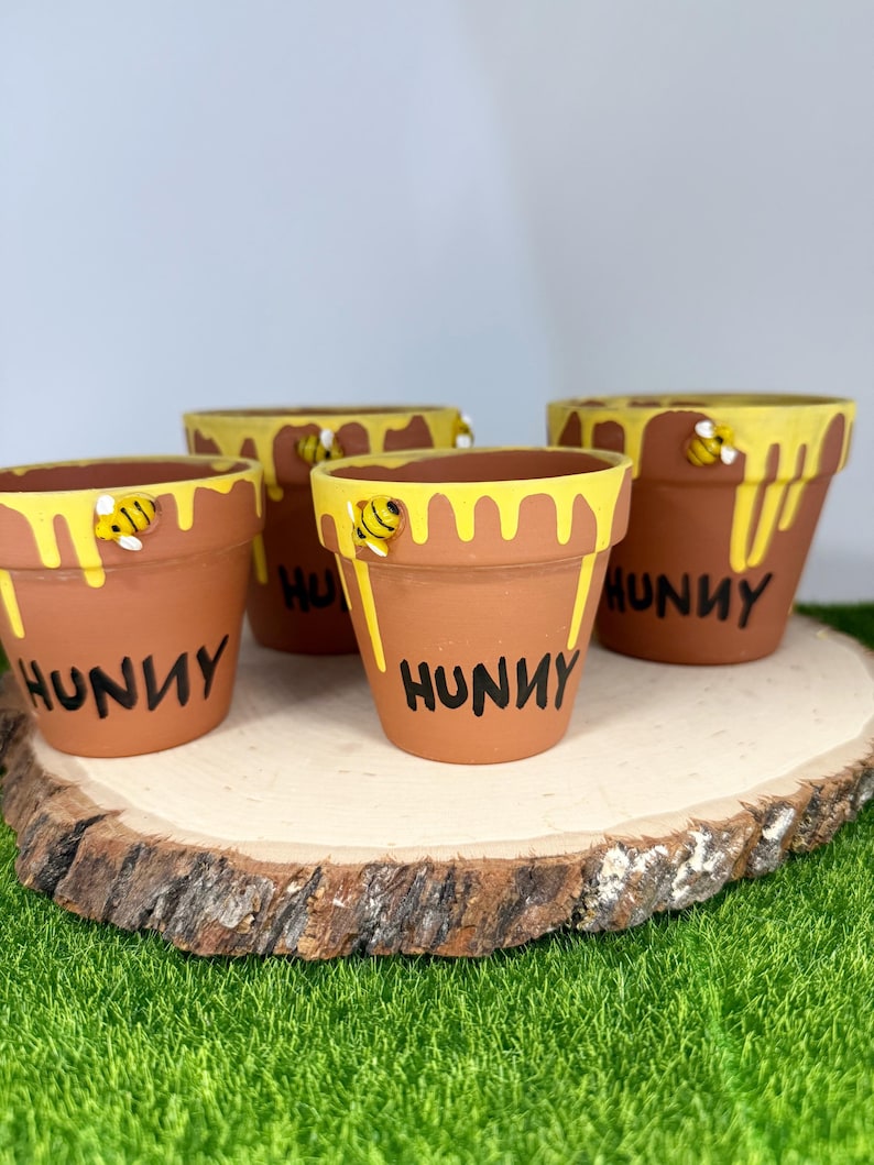 Hunny Pots Centerpieces Party Favors for Birthdays, Baby Showers, Honey ...