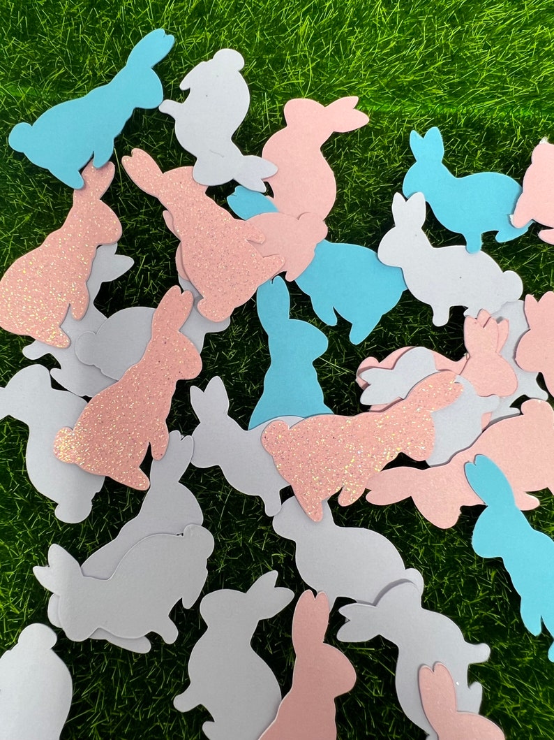 Bunny Confetti , Bunny Table Scatter , Custom Pastel Easter Confetti ...