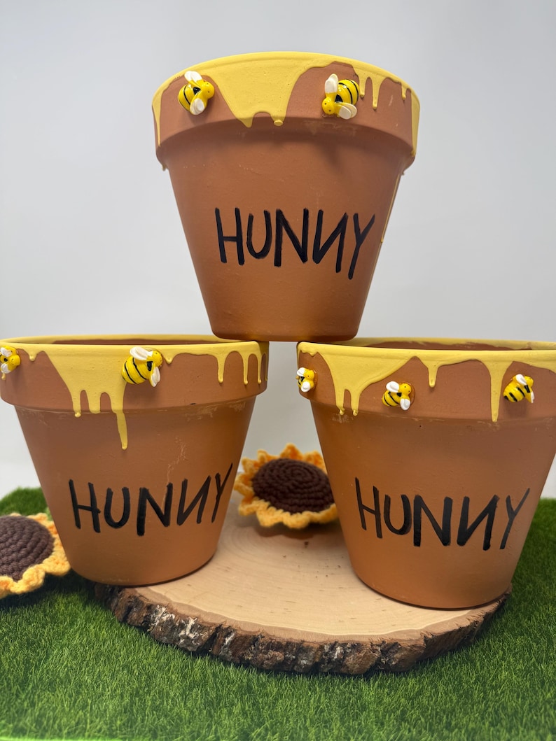Hunny Pots Centerpieces Party Favors for Birthdays, Baby Showers, Honey ...
