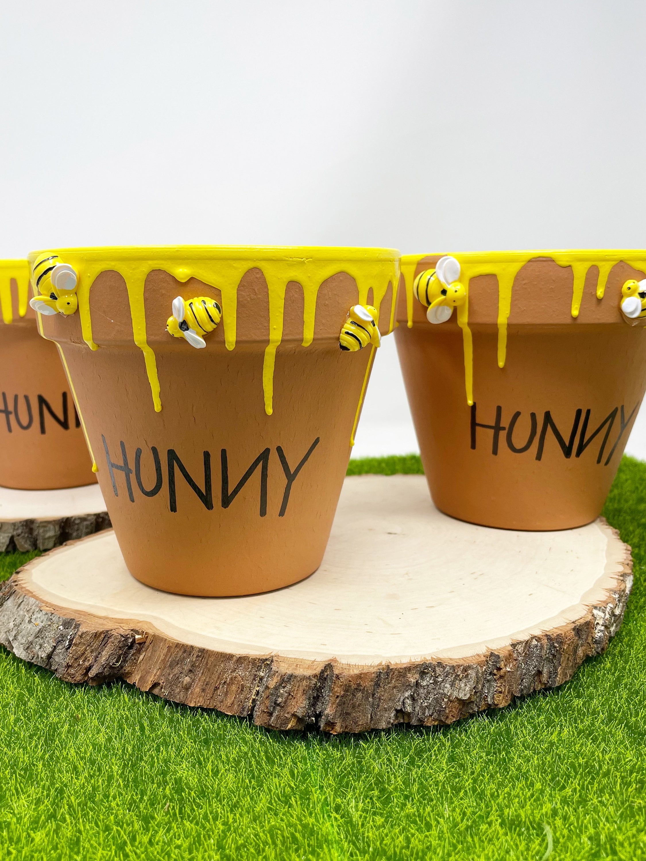 Winnie the Pooh Terra Cotta Hunny Pots , Hunny Pot Centerpieces for ...