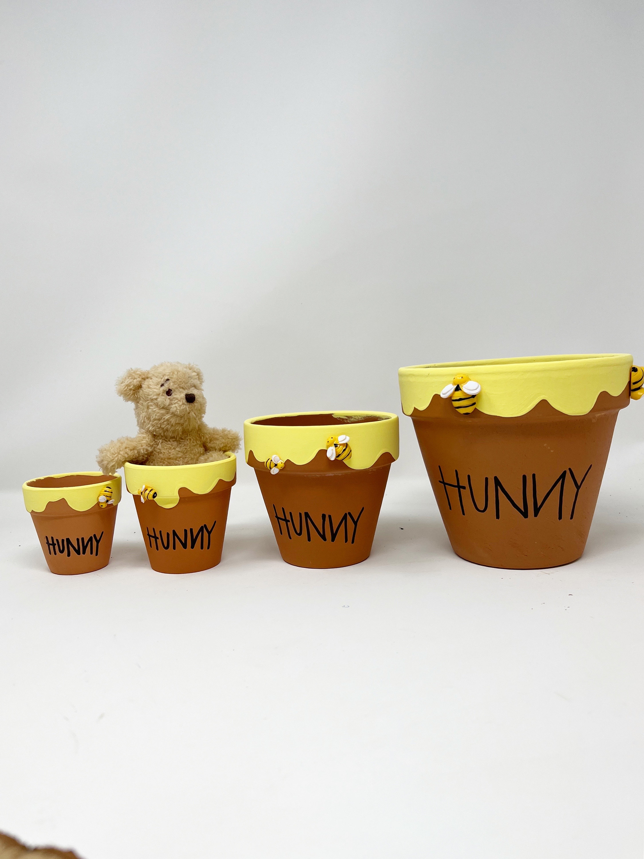 Winnie the Pooh Terra Cotta Hunny Pots Centerpieces Party - Etsy UK