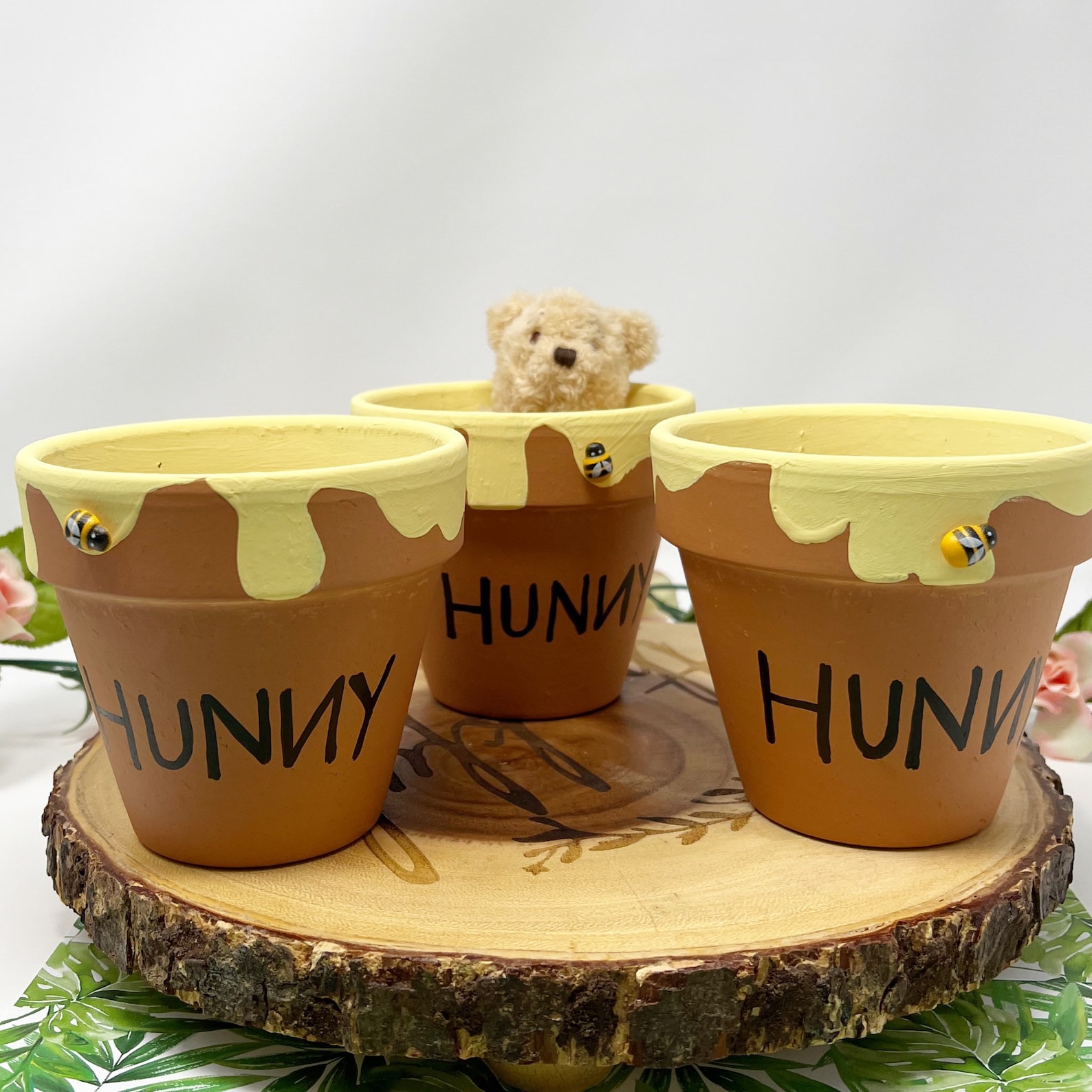 Winnie the Pooh Terra Cotta Hunny Pots Centerpieces Party - Etsy UK