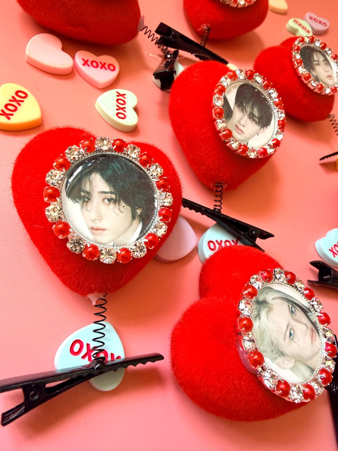 SKZ Bias Heart Hair Grip - Etsy
